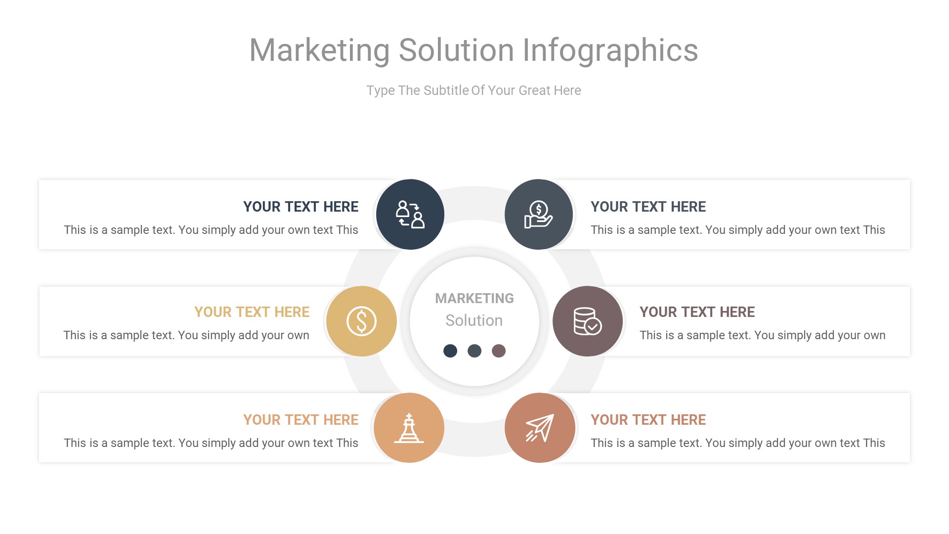 Marketing Solution Infographics Presentation Template by SOOZ_ART | GraphicRiver